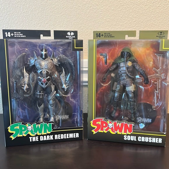 McFarlane Toys | Toys | Nib 22 Mcfarlane Toys Spawn Soul Crusher And The Dark Redeemer 7in ...